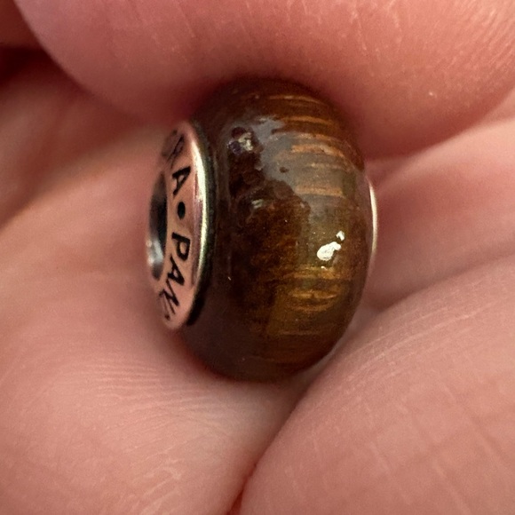 Pandora | Jewelry | Pandora Wooden Bead | Poshmark